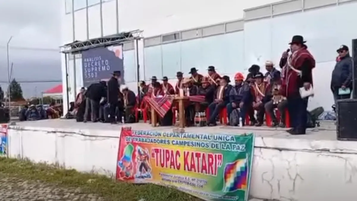 "¡Levántense, hermanos!": Tupaj Katari convoca marchas masivas contra ...